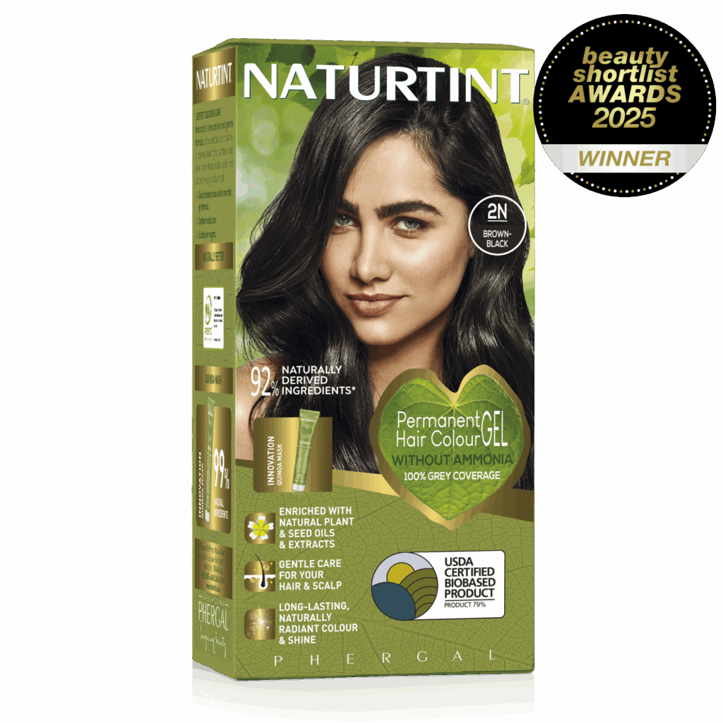 Naturtint Permanent Hair Colour Gel 2N Brown-Black - 170ml - Naturtint