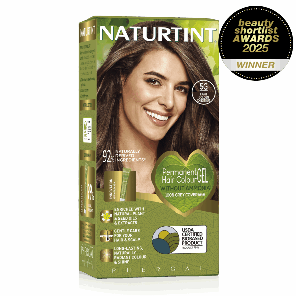 Naturtint Permanent Hair Colour Gel 5G Light Golden Chestnut - 170ml - Naturtint