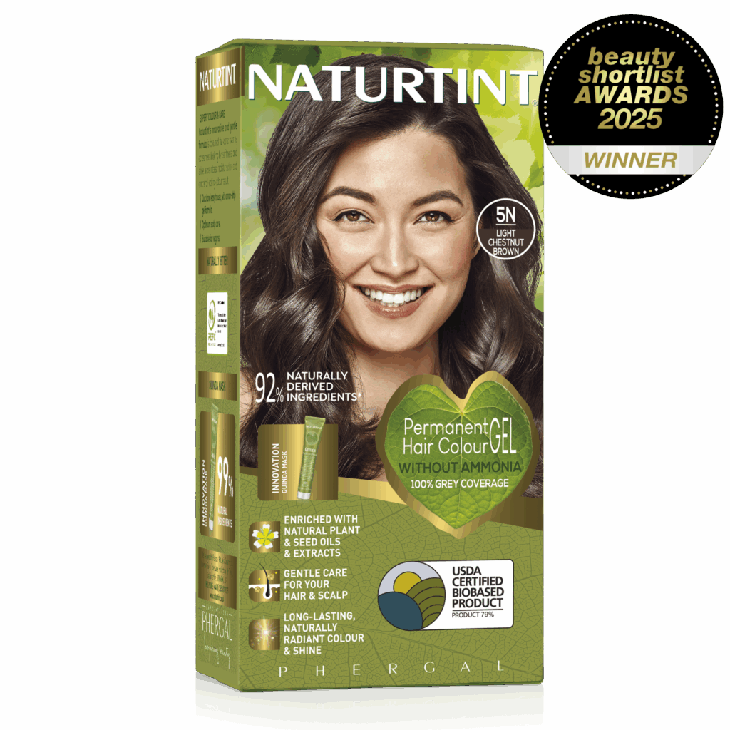 Naturtint Permanent Hair Colour Gel 5N Light Chestnut Brown - 170ml - Naturtint