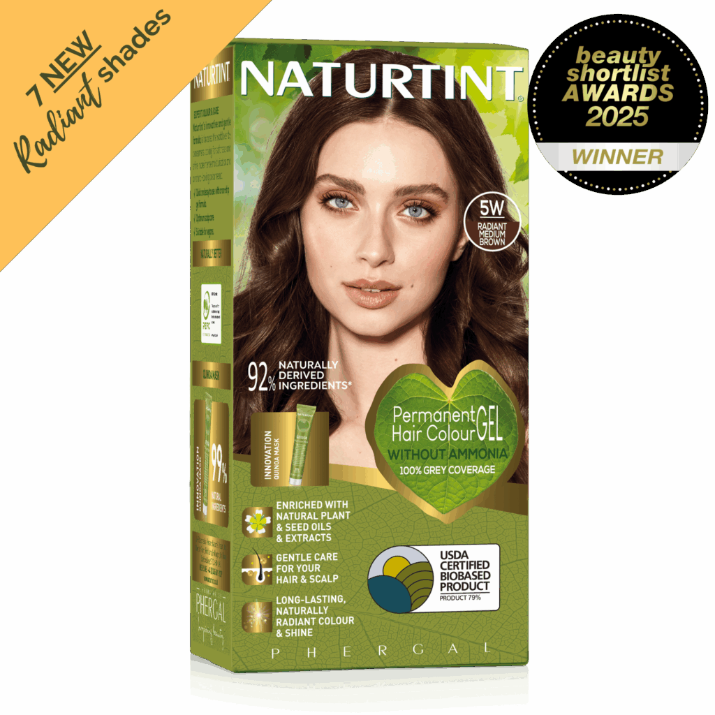 Naturtint Permanent Hair Colour Gel - 5W Radiant Medium Brown (170ml ...