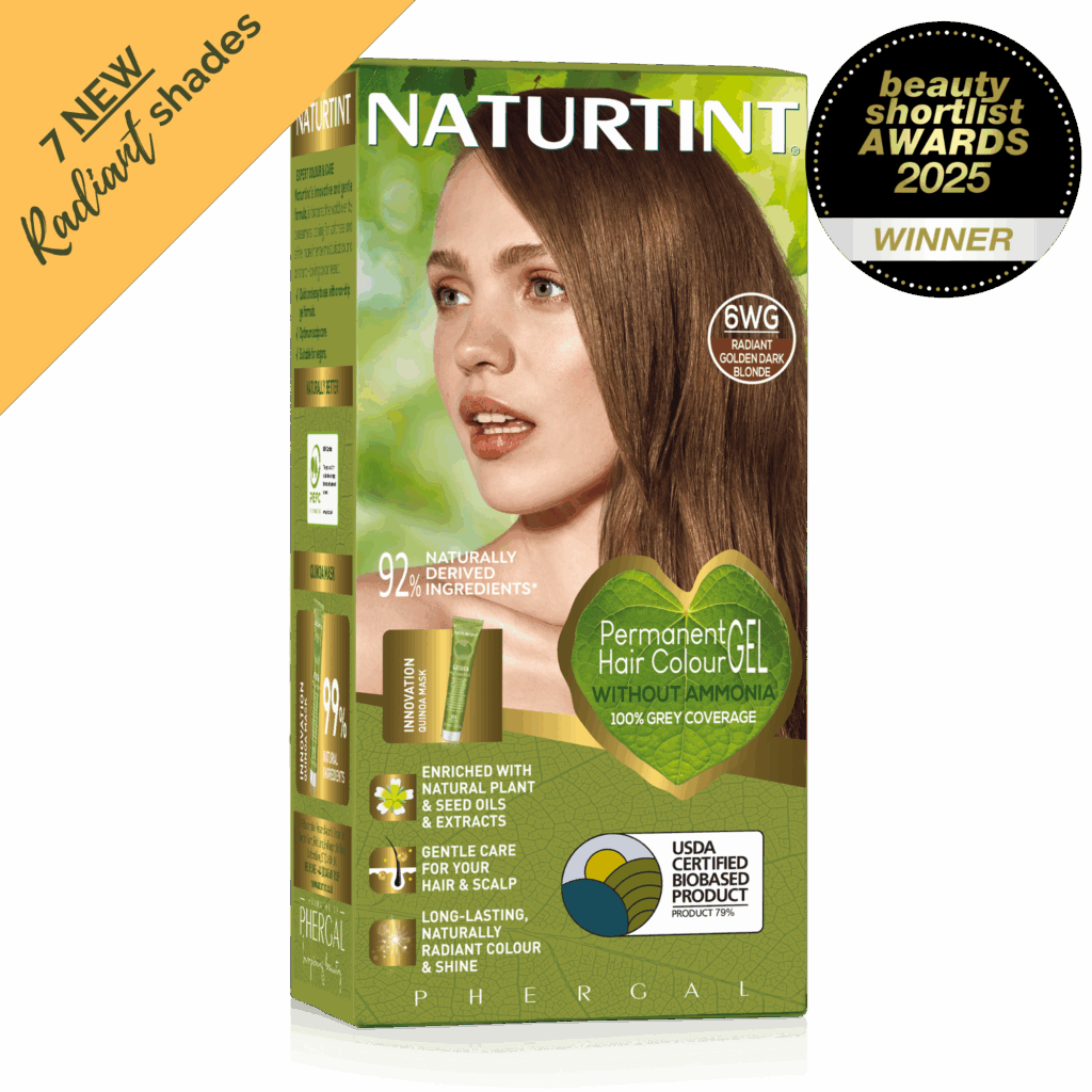 Naturtint Permanent Hair Colour Gel - 6WG Radiant Golden Dark Blonde (170ml) - Naturtint